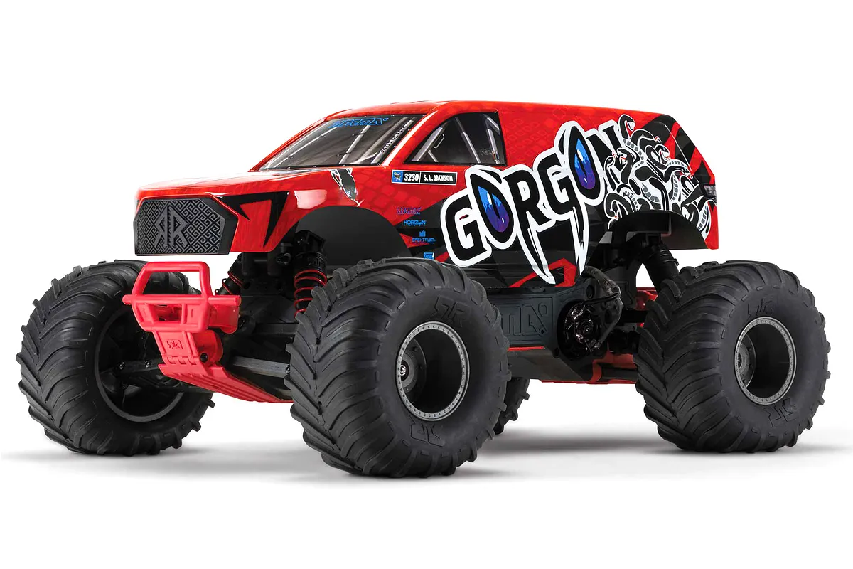 ARRMA Gorgon 4X2 Mega 550 RC Monster Truck Electric 2WD 1/10 Scale RTR ...