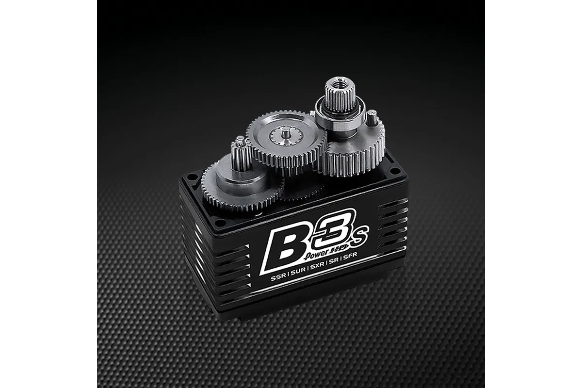 Power HD Black Aluminium B3S Standard 40kg 8.4V HV Waterproof Brushless ...