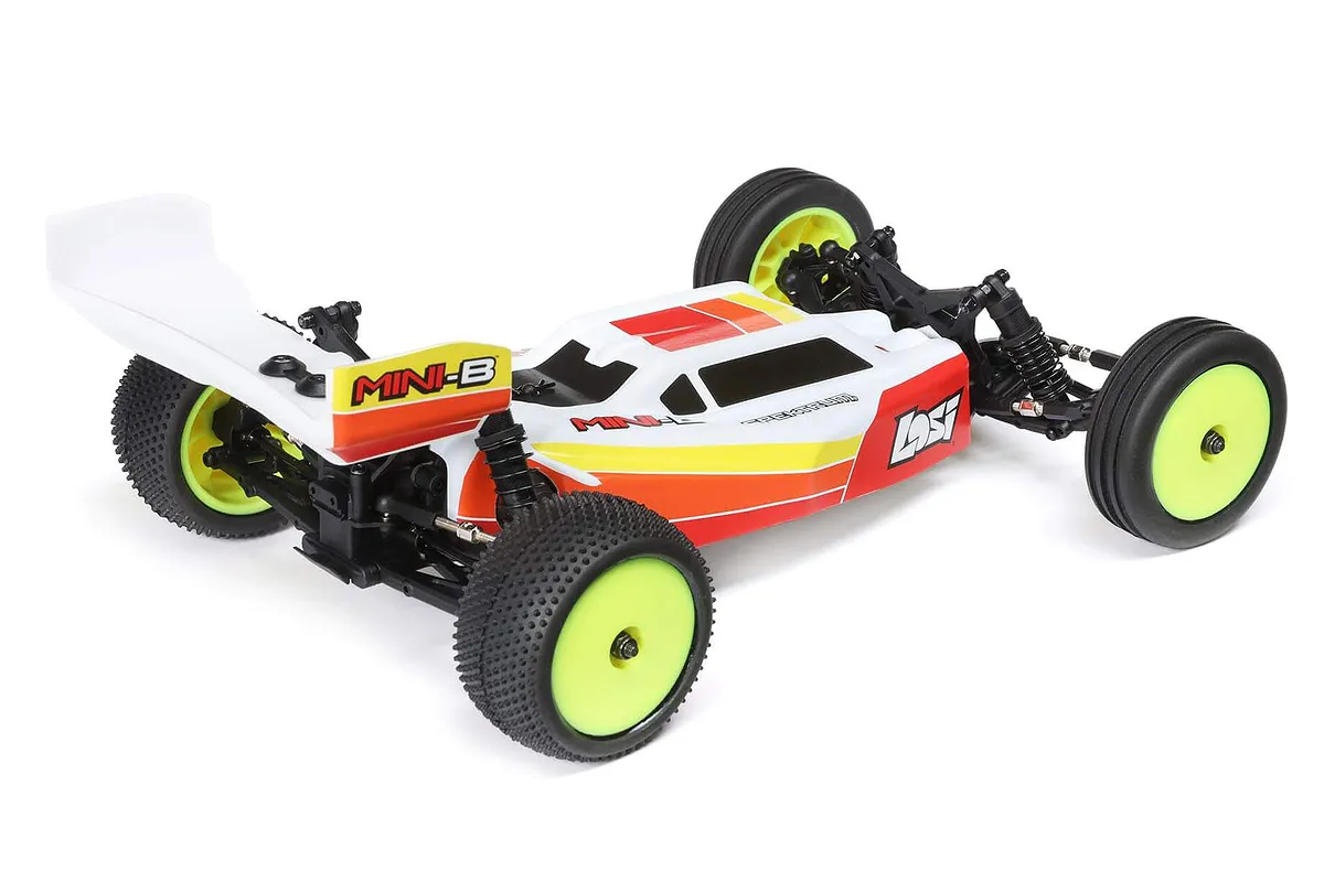 Losi Mini-B RC Buggy Electric Brushless 2WD 1/16 Scale RTR - Red ...