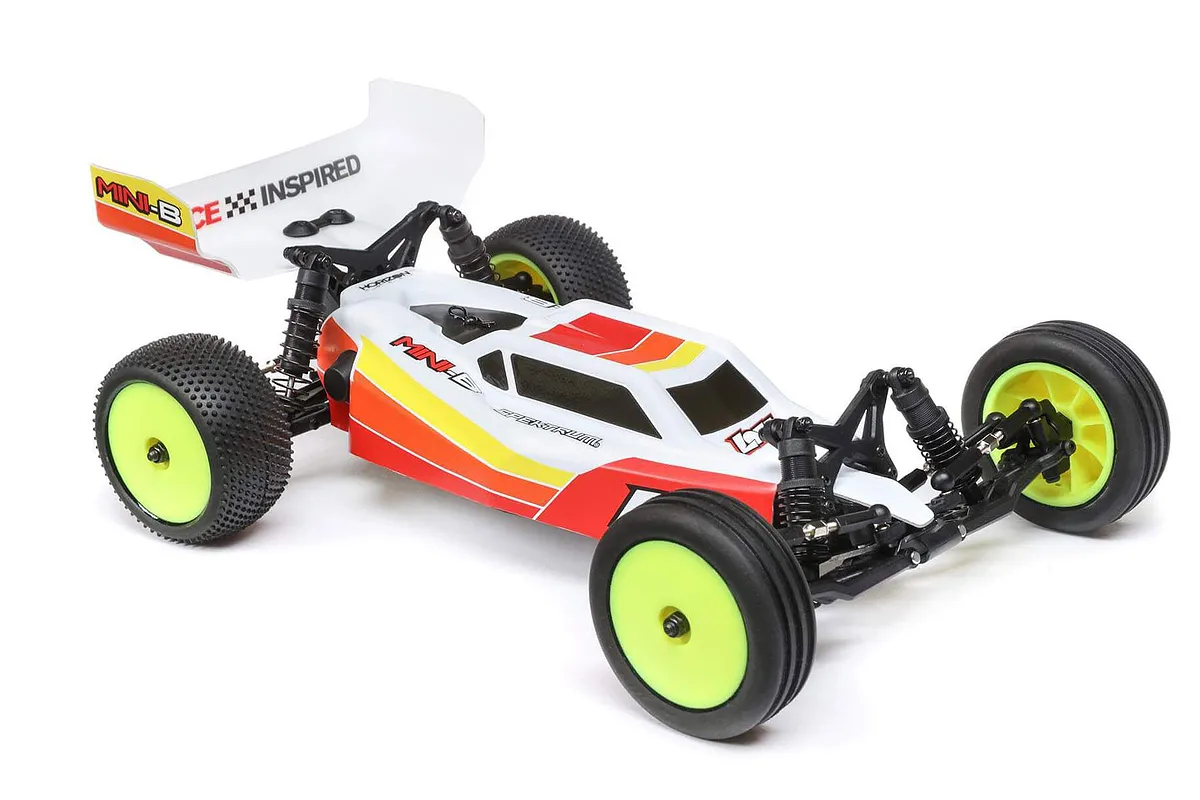 Losi Mini-B RC Buggy Electric Brushless 2WD 1/16 Scale RTR - Red ...