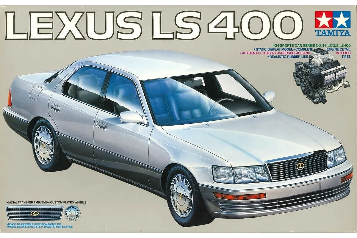 Tamiya 1/24 Lexus LS 400 Car Plastic Model Kit | 24114