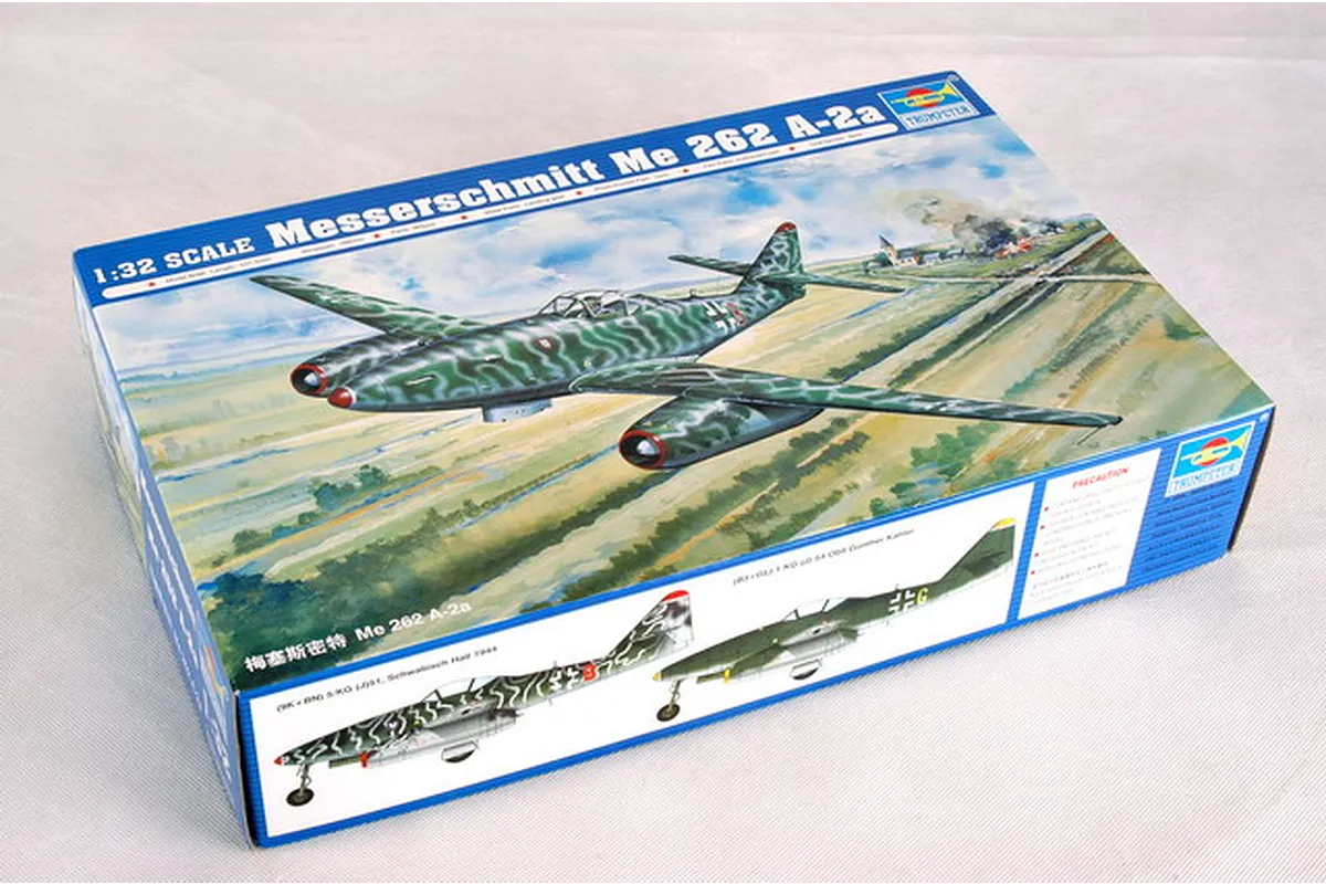 Trumpeter 1/32 Messerschmitt Me 262 A-2a Scaled Plastic Model Kit | 02236