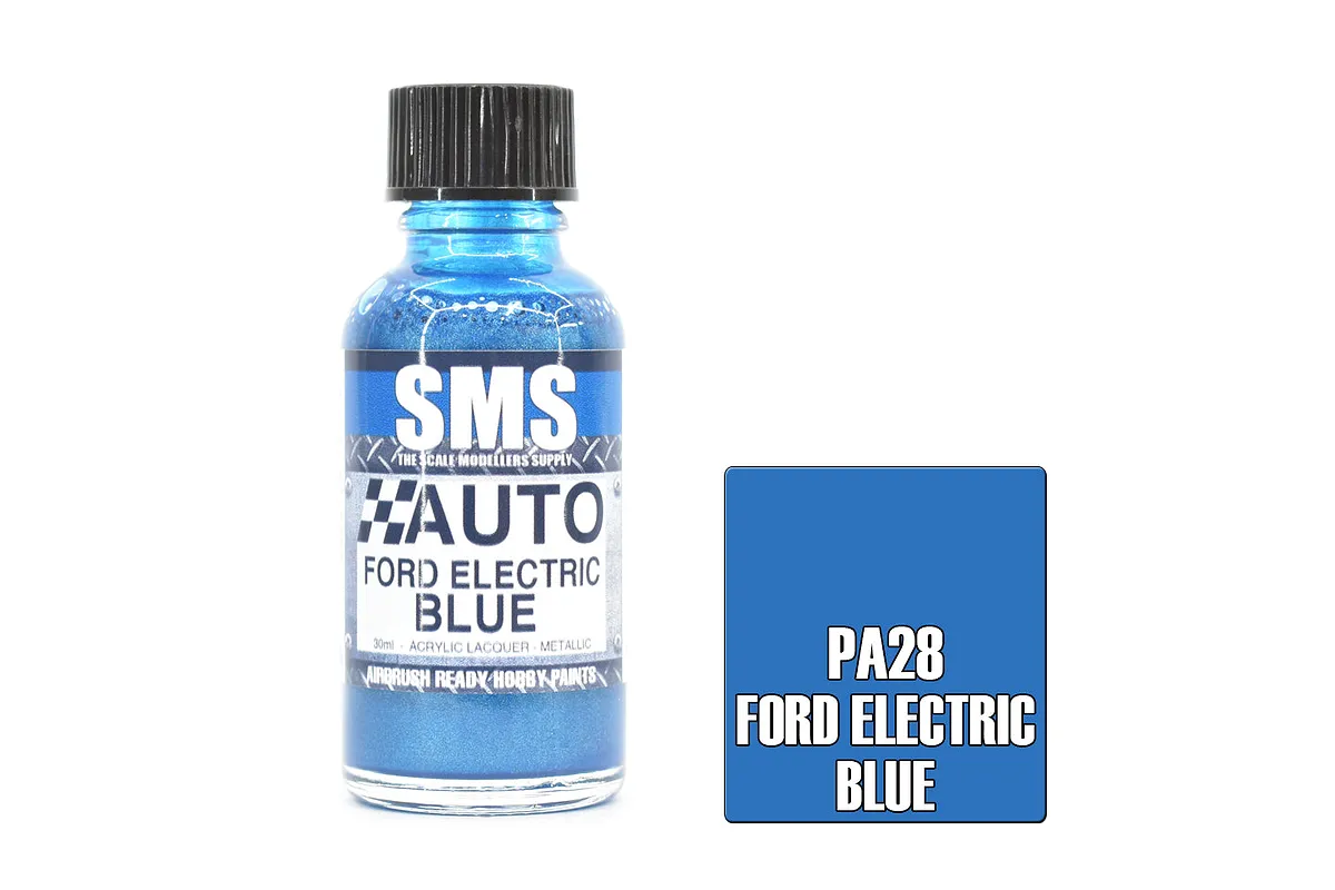 Scale Modellers Supply Auto Colour Ford Electric Blue 30ml | PA28