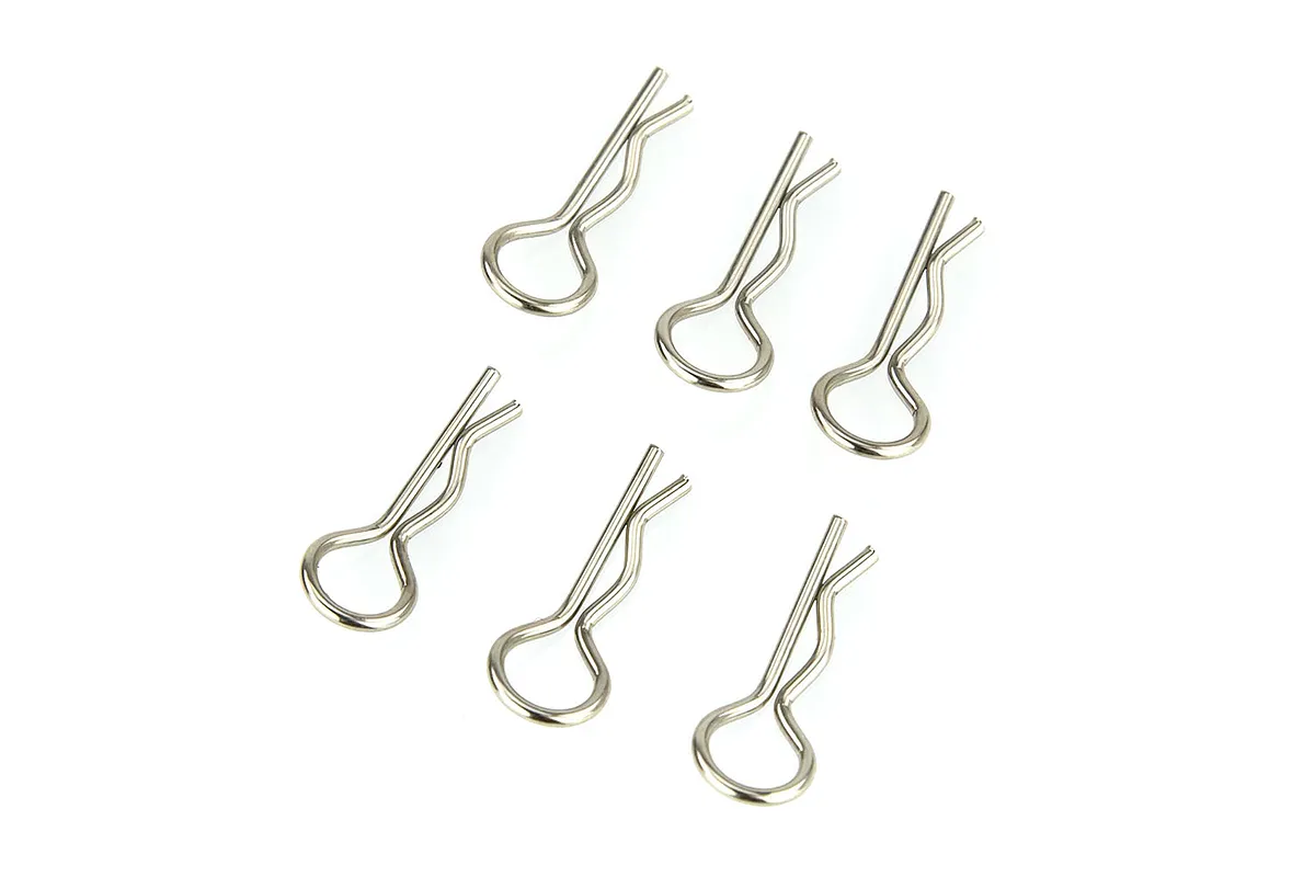 HSP 1mm Silver Body Pins 6Pcs | 85729