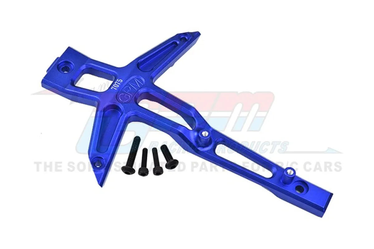 GPM Aluminium Front Chassis Brace - Blue | TXMS048CN-B