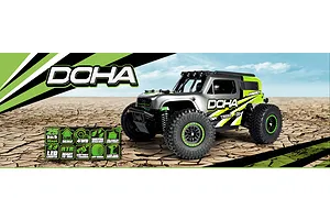 Maverick Doha RC Desert Truck Electric 4WD 1/20 Scale RTR - Green | 150703