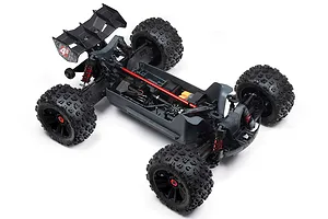 ARRMA Kraton 4x4 4S V2 BLX Speed RC Monster Truck Electric Brushless 4WD 1/10 Scale RTR - Red ...