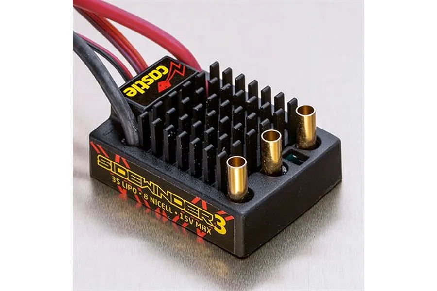 Castle Creations Sidewinder 3 Waterproof Brushless ESC | 010-0115-00