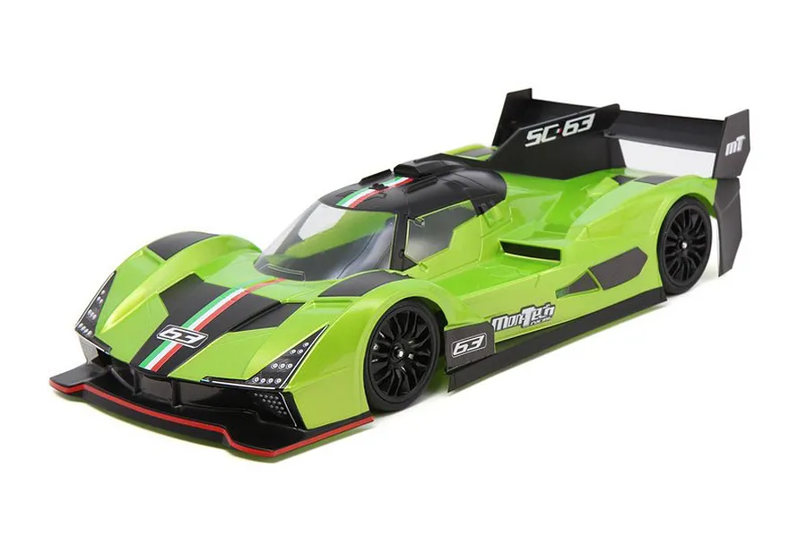 MonTech 1/10 190mm LMH GT Unpainted Body Shell - Clear | 023-011