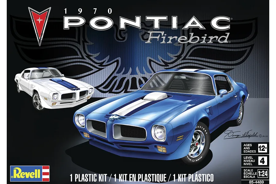 Revell 1/24 1970 Pontiac Firebird Scaled Plastic Model Kit | 14489