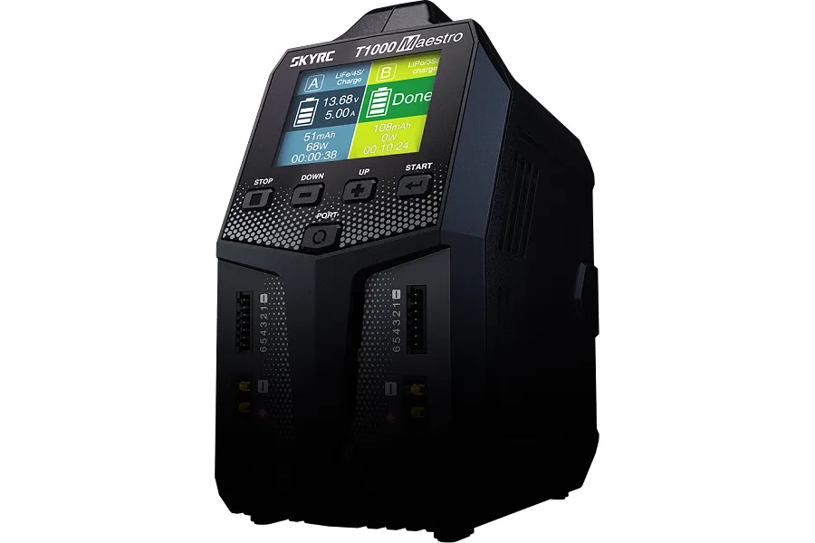 SkyRC T1000 Maestro Dual Port Smart Charger | SK-100182-04