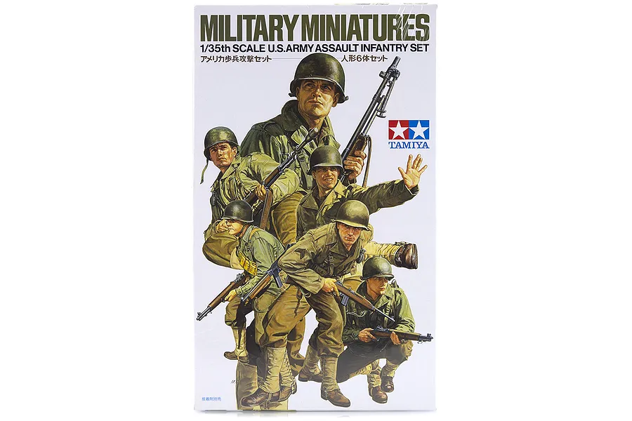 Tamiya 1/35 U.S. Army Assault Infantry Set Scaled Plastic Model Kit | 35192