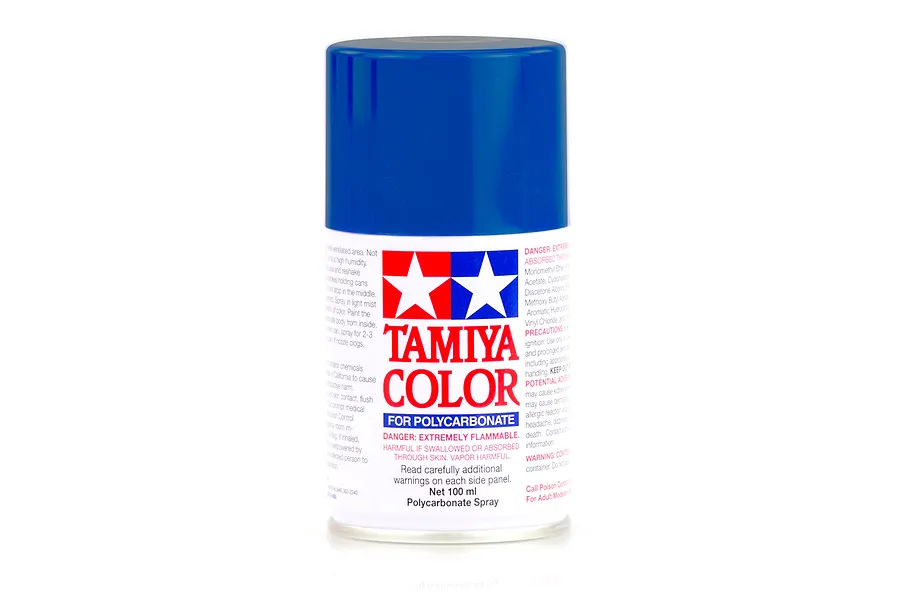 Tamiya PS-59 Dark Metallic Blue Polycarbonate Spray Paint 100ml | 86059