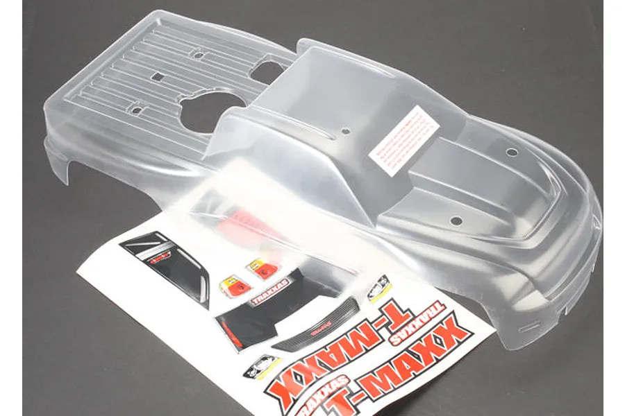 Traxxas 1/10 T-Maxx Clear Unpainted Body Shell - Long Wheelbase | 4921