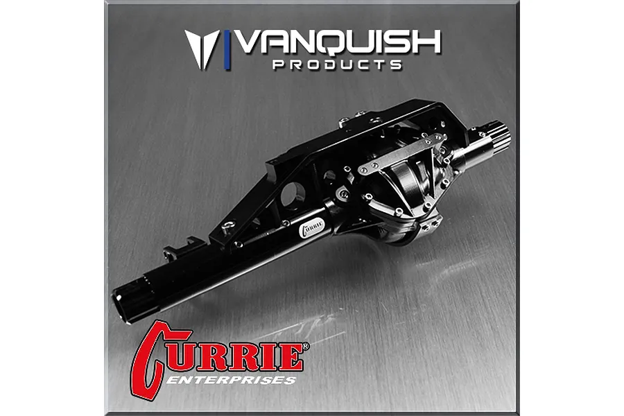 Vanquish Black Aluminium Wraith Front Solid Currie Differential/Axle ...