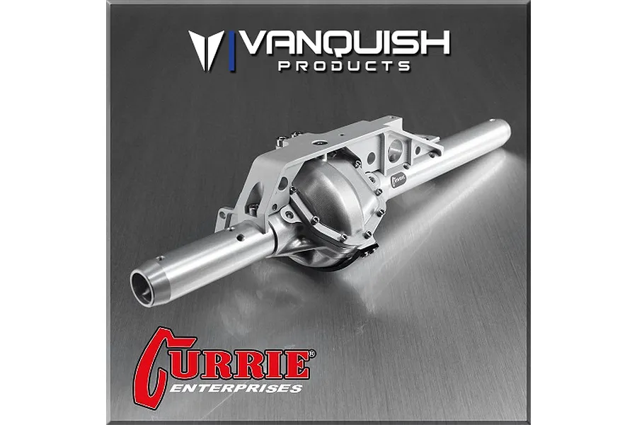 Vanquish Silver Aluminium Wraith Rear Solid Currie Differential/Axle ...