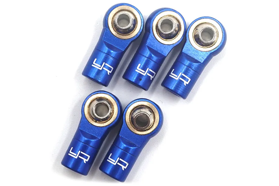 Yeah Racing Blue Aluminium M3 Threaded (Counter Clockwise) Rod Ends ...