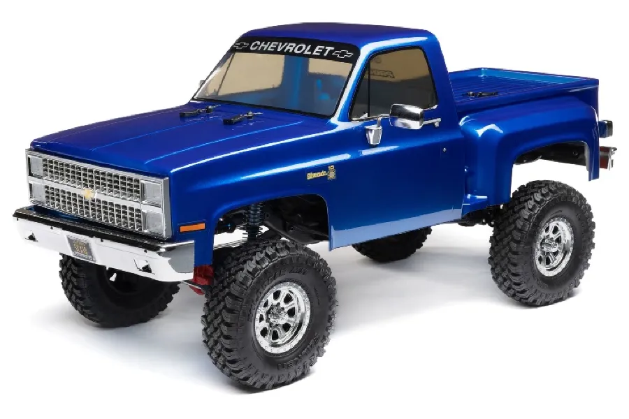 Axial SCX10 III Base Camp 82 Chevy K10 RC Rock Crawler Electric 4WD 1 10 Scale RTR Blue AXI03030T1