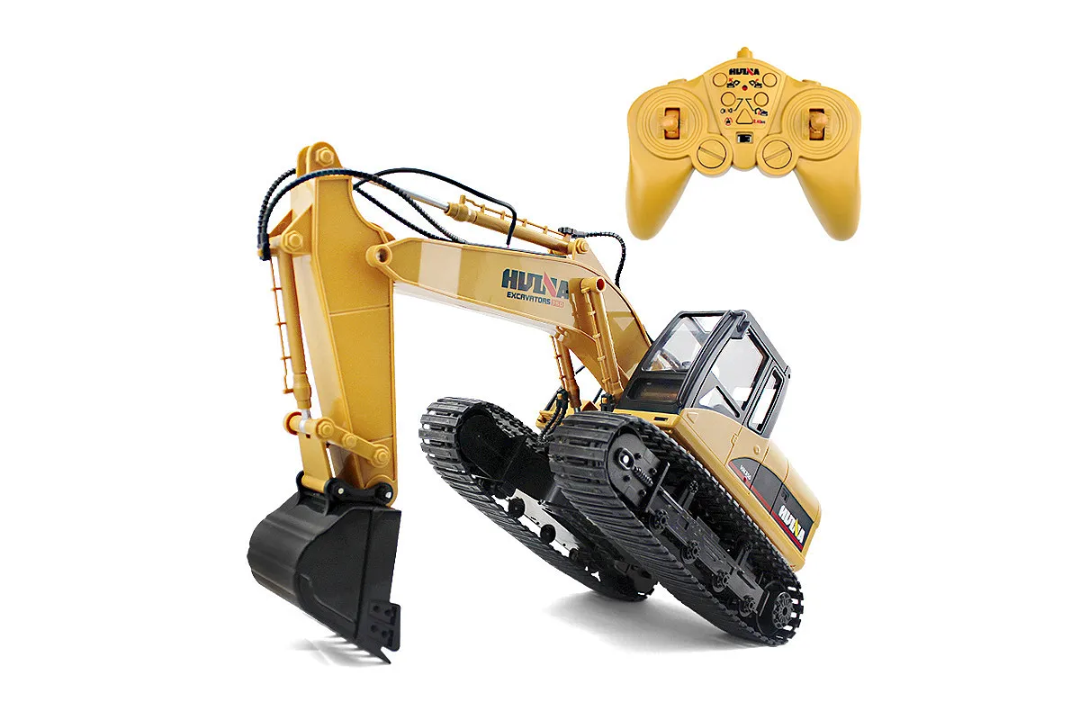 HuiNa 1550 Excavator RC Construction Vehicle Electric 1/14 Scale RTR ...