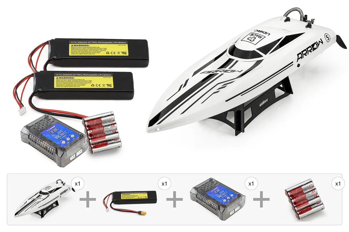 UDI Arrow 25" RC Speed Boat - Brushless Performance Pack