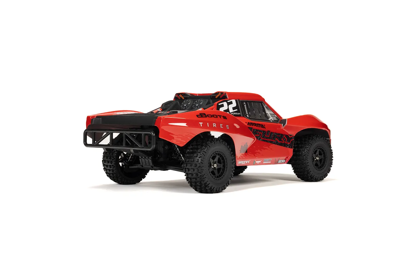ARRMA Fury Mega 550 RC Short Course Truck Electric 2WD 1/10 Scale RTR - Red