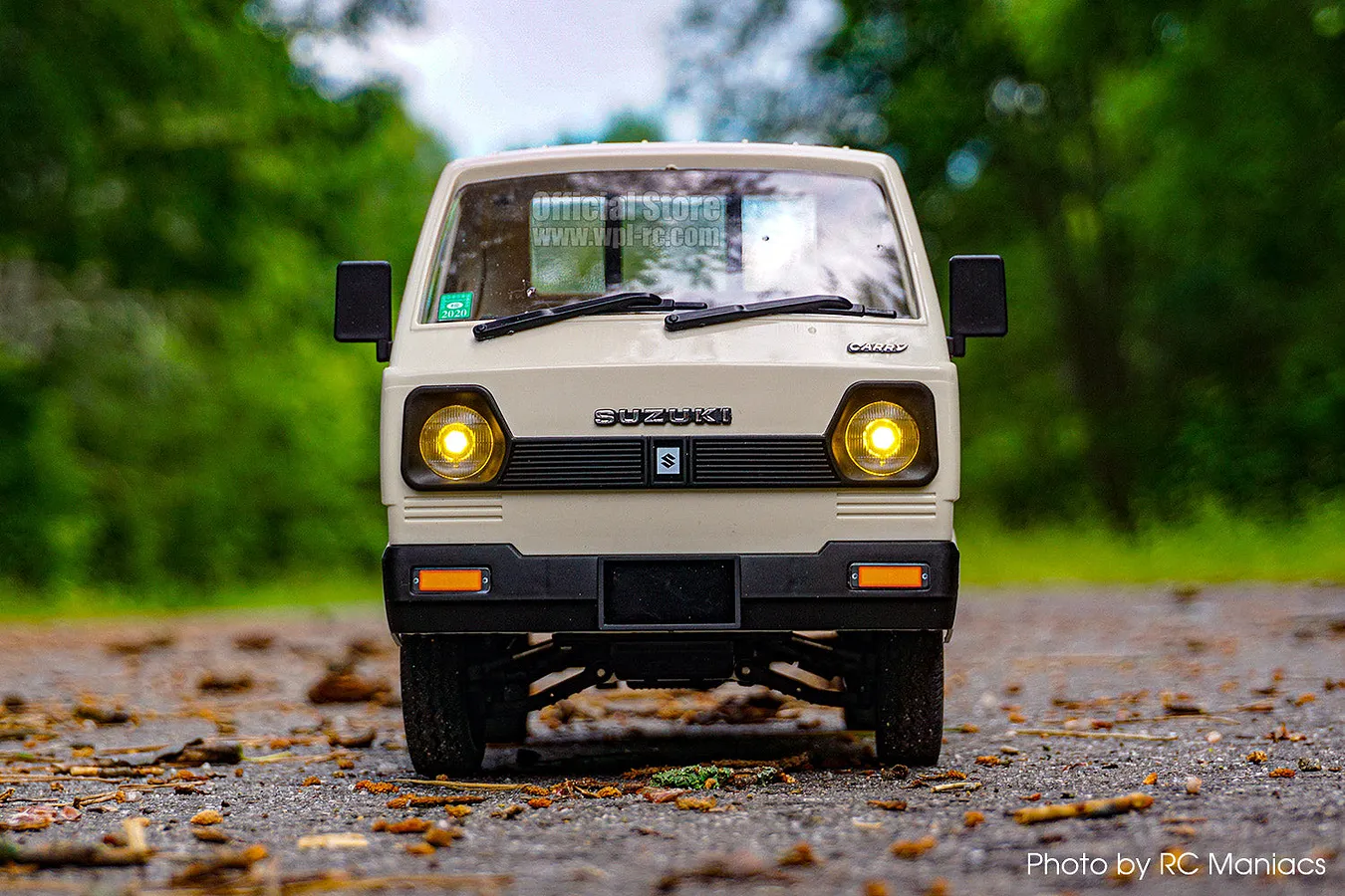 WPL D14 Suzuki Carry RC Drift Kei Truck Electric 4WD 1/10 Scale RTR - White