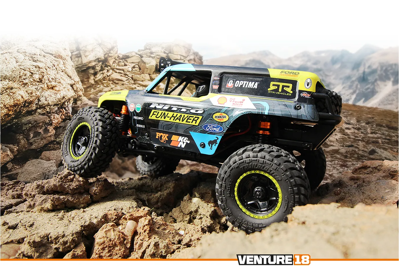 HPI Venture18 U4 Ford Bronco 4400 Flux RC Rock Crawler Electric ...