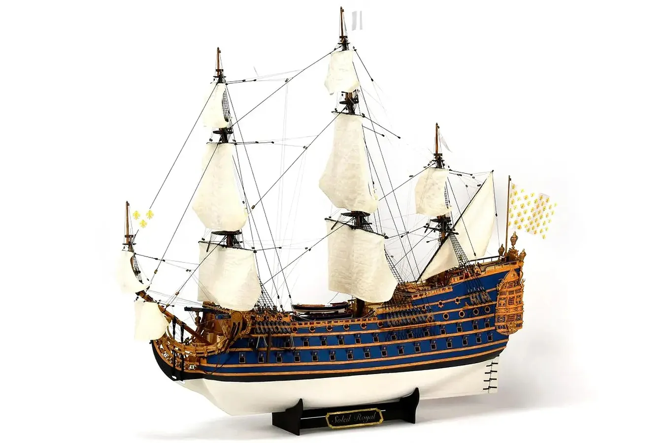 Artesania Latina 1/72 LE Soleil Royal Louis XIV's Flagship with ...