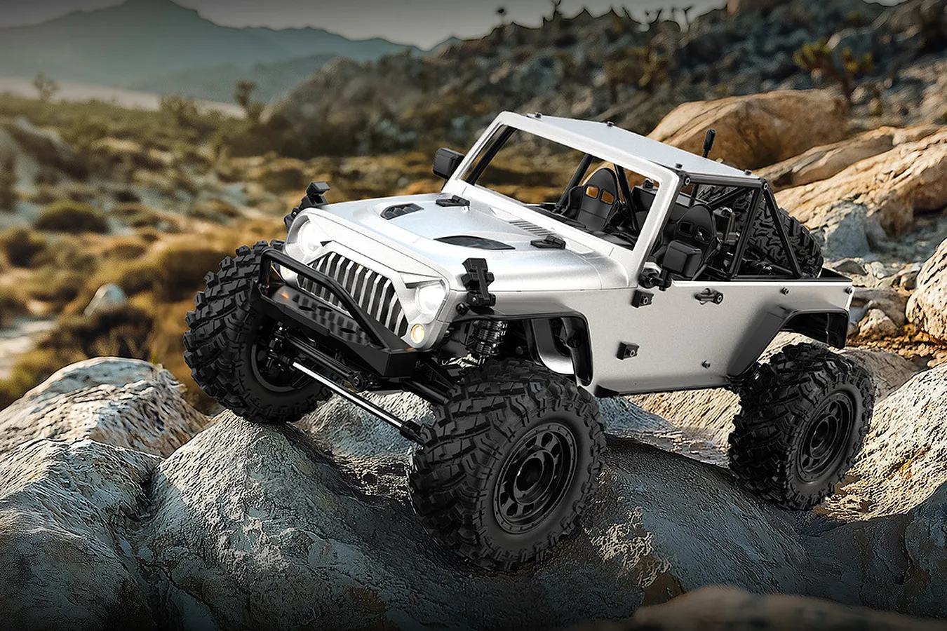 MJX RC Hyper Go FOC Plus RC Rock Crawler Electric Brushless 4WD 1/12 ...