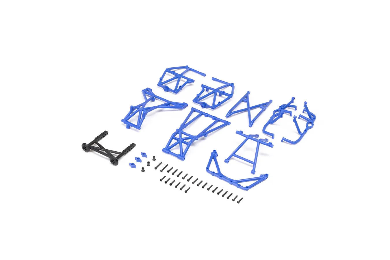 Losi Cage Set Complete, Blue: Mini LMT