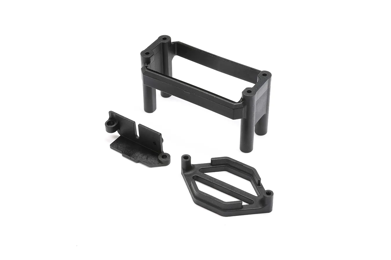 Losi ESC & Servo Mount: 8X Super Lasernut