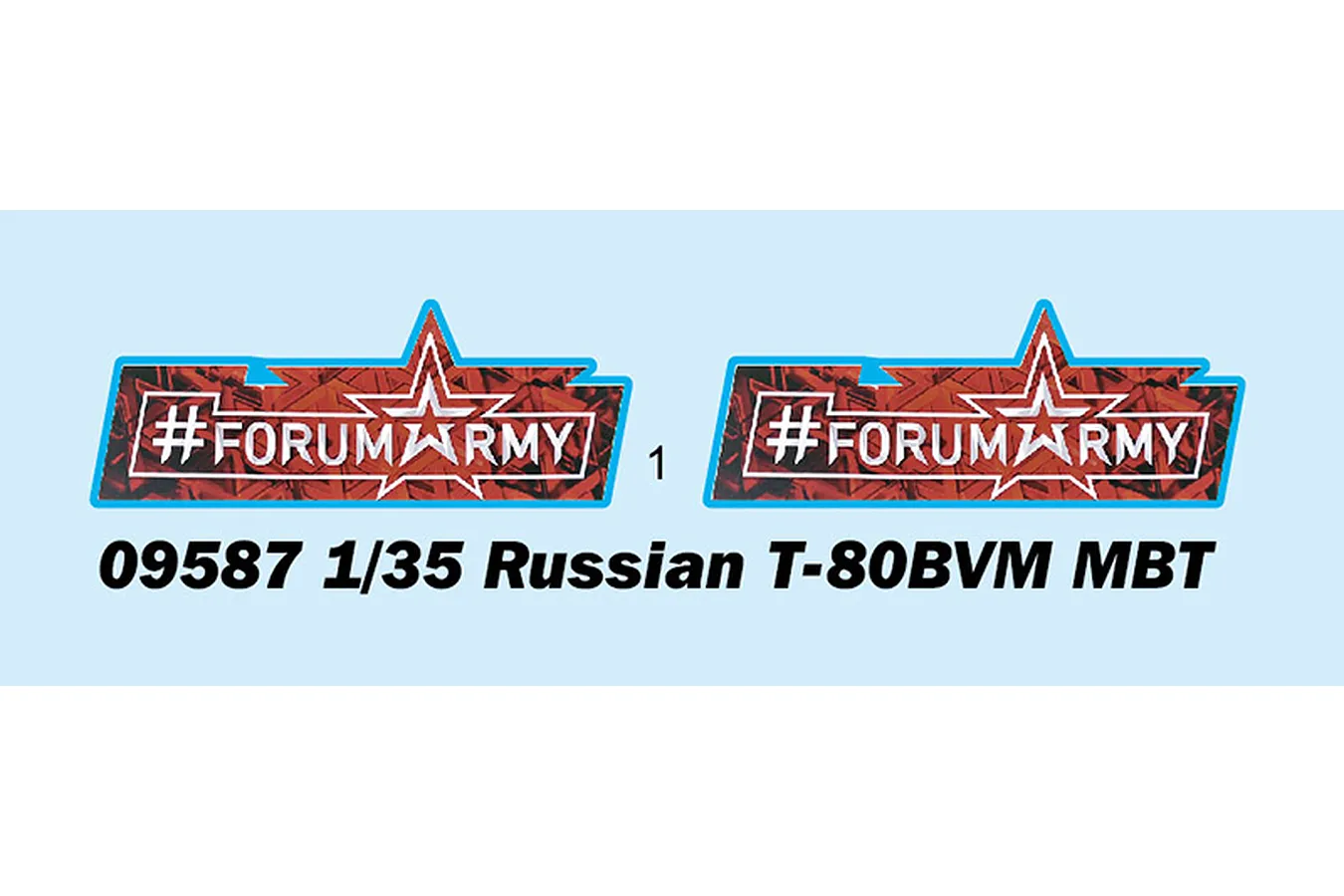 Trumpeter 1/35 Russian T-80BVM Battle Tank Scaled Plastic Model Kit
