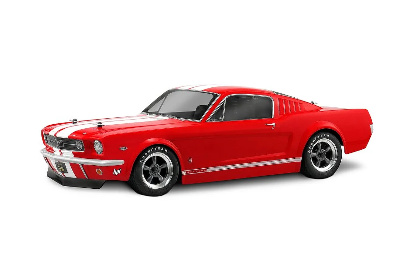 HPI 1/10 1966 Ford Mustang GT Body Unpainted Body Shell