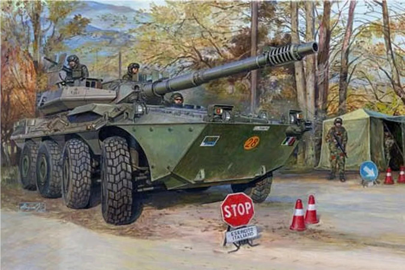 Trumpeter 1/35 Italian B1 Centauro AFV Late Version (3rd Series ...