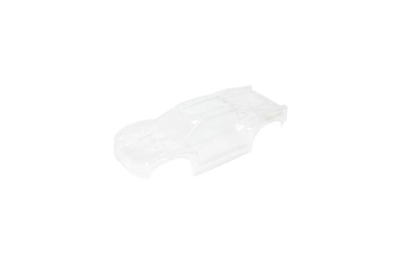 ARRMA 1/10 VORTEKS 4X4 Clear Unpainted Body Shell w/ Decals & Window Marks