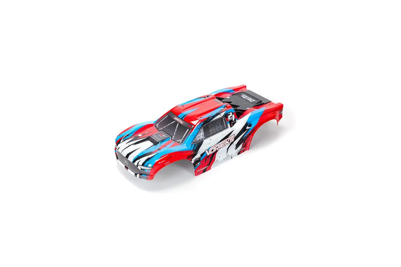 ARRMA 1/10 VORTEKS 4X4 Red Painted Body Shell