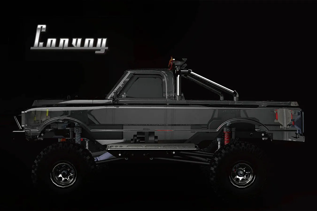 Hobby Plus Convoy CR-18 RC Rock Crawler Electric 4WD 1/18 Scale Kit