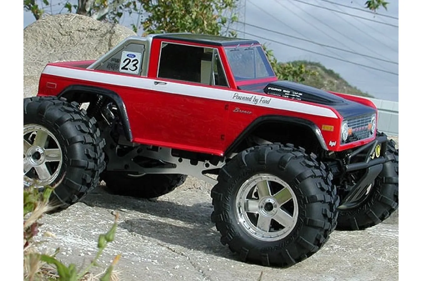 HPI Savage 1/8 1973 Ford Bronco Truck Unpainted Body Shell