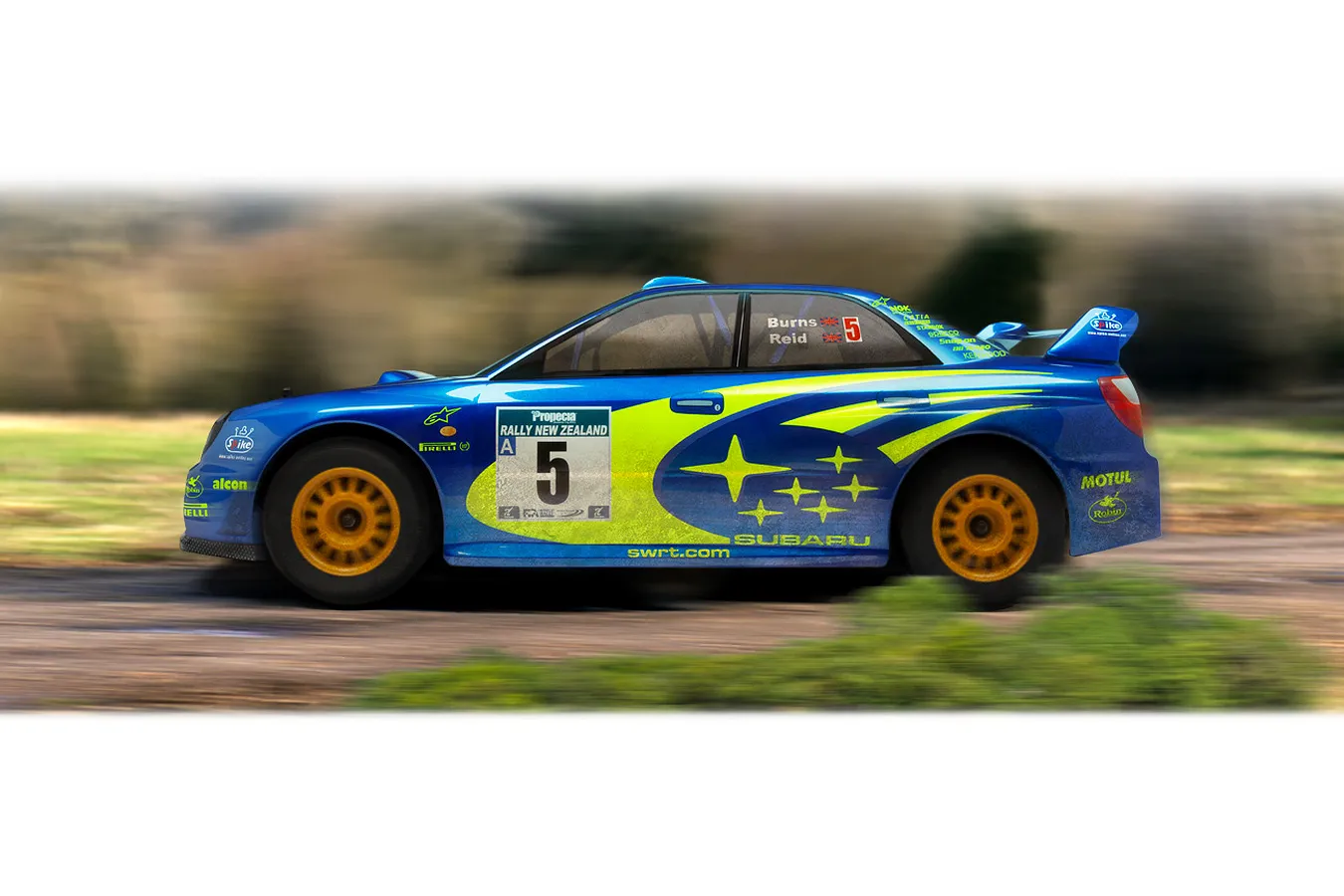 HPI WR8 Flux Richard Burns Subaru Impreza WRC 2001 RC Rally Car ...
