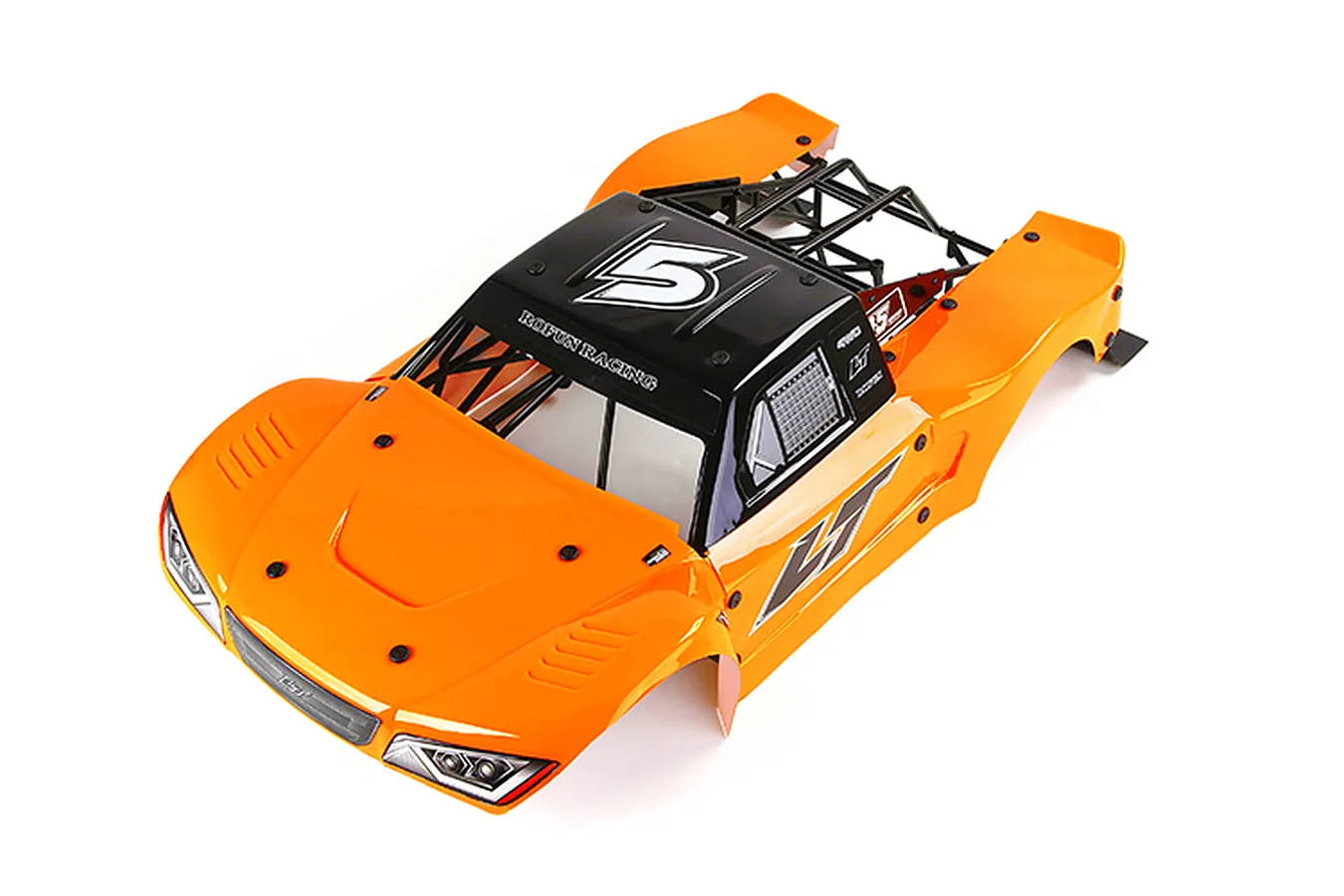 Rovan 1/5 Short Course Body Shell w/ Roll Cage Set - Orange
