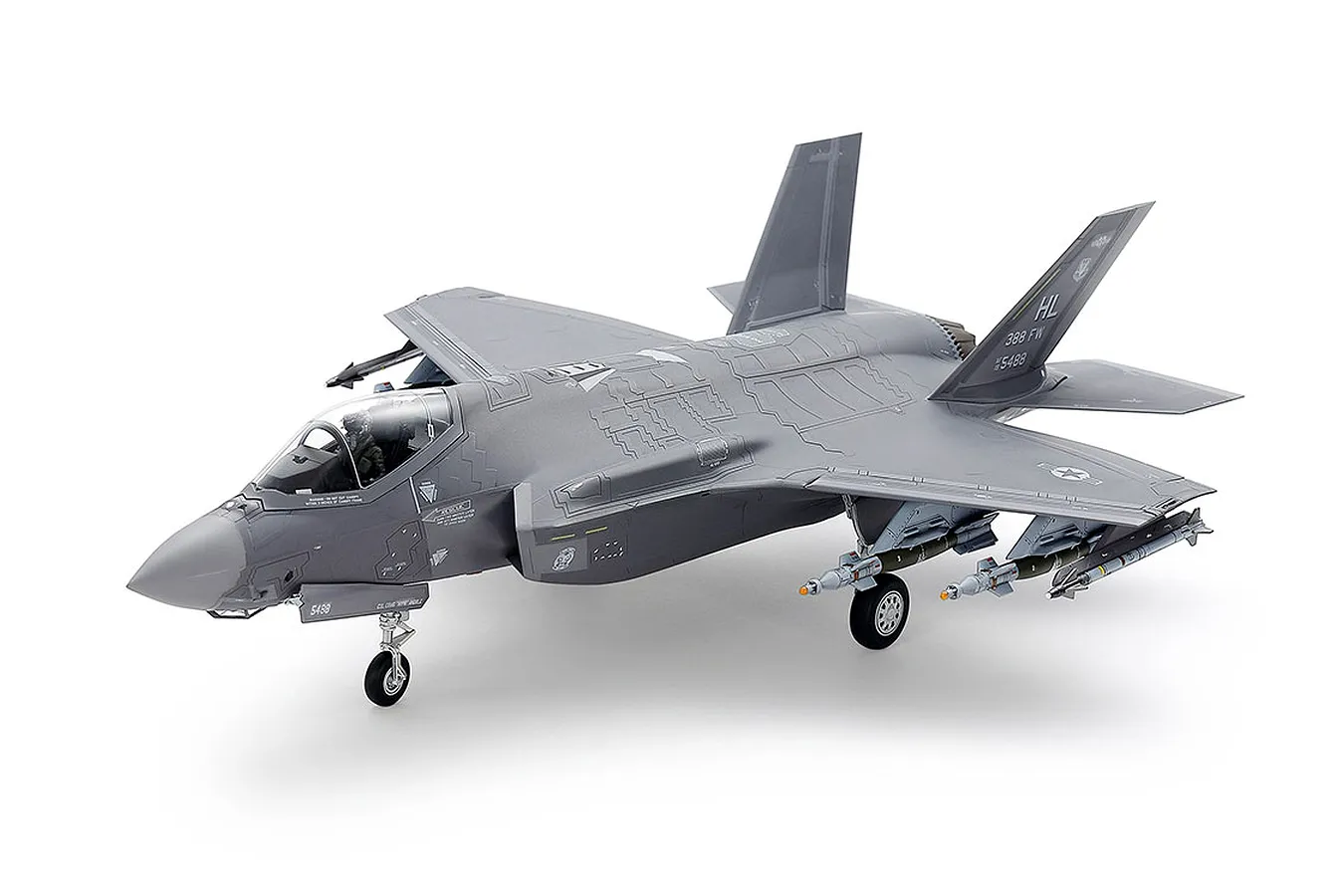Tamiya 1/72 Lockheed Martin F-35A Lightning II Jet Fighter Scaled ...