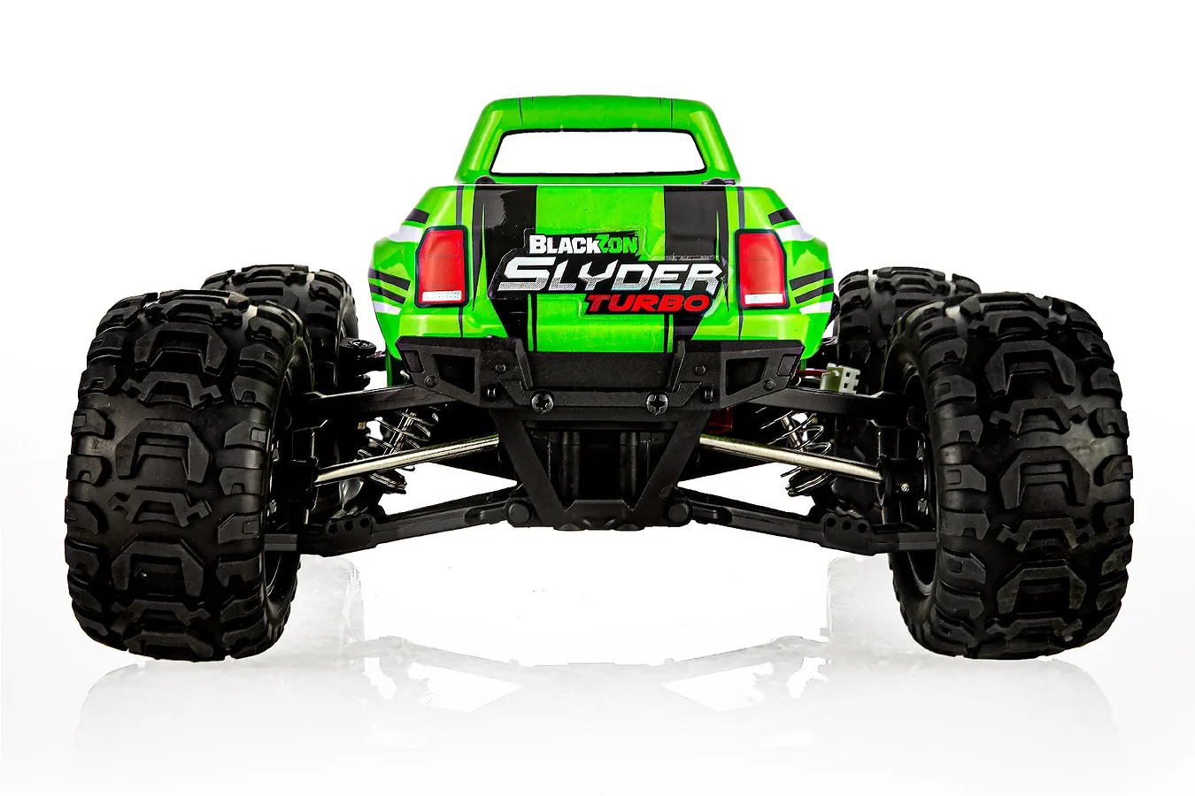 BlackZon Slyder MT Turbo RC Monster Truck Electric Brushless 4WD 1/16 ...