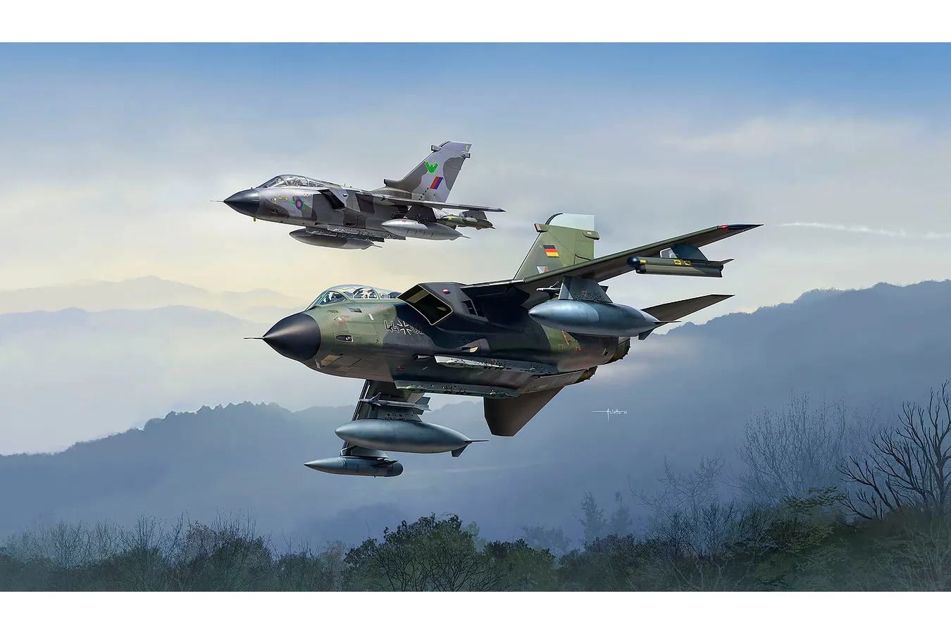 Revell 1/72 Tornado 50th Anniversary Twinpack Fighters Scaled Plastic ...