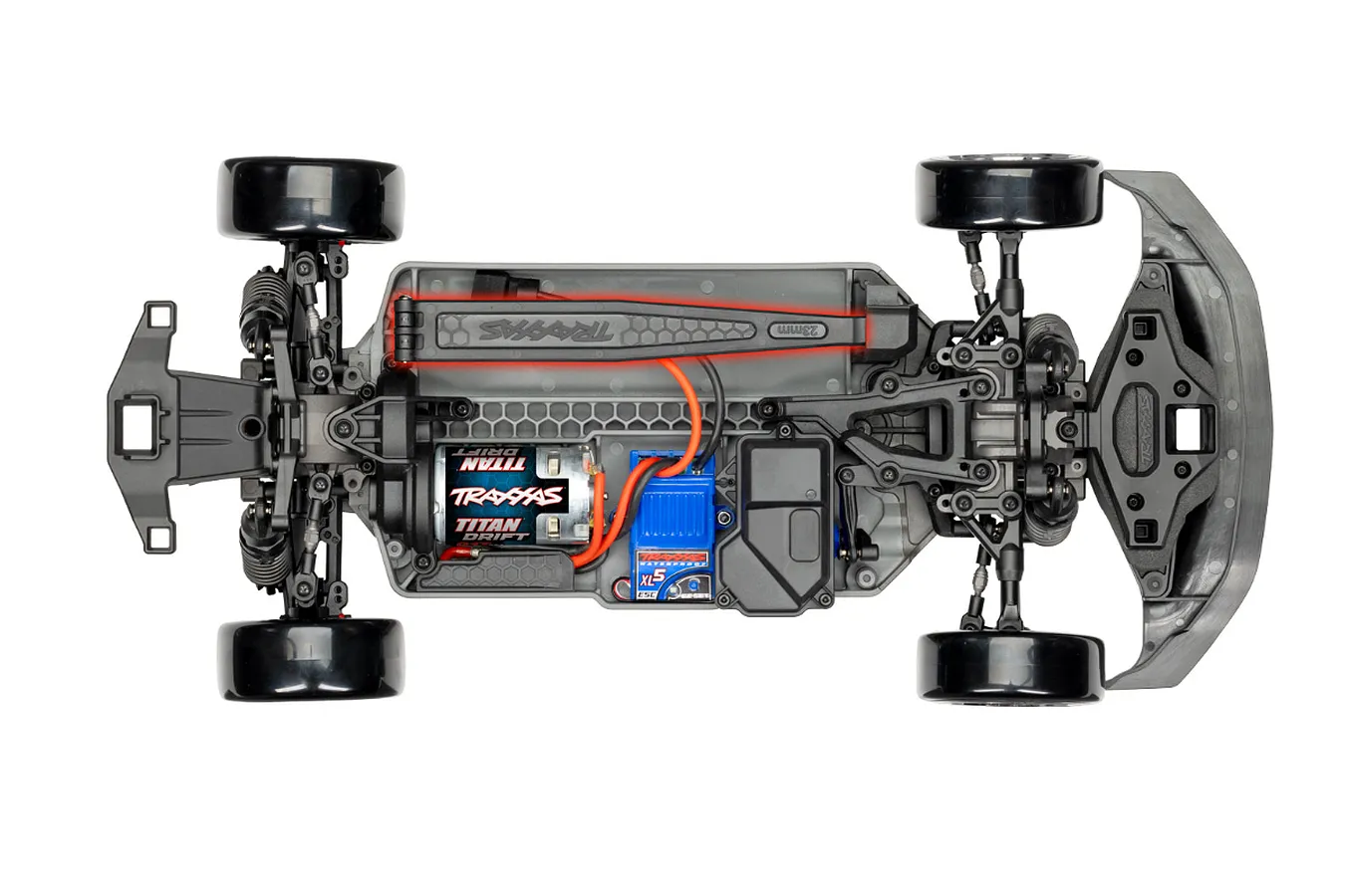Traxxas 4-Tec Ford Mustang RC Drift Car Electric RWD 1/10 Scale RTR