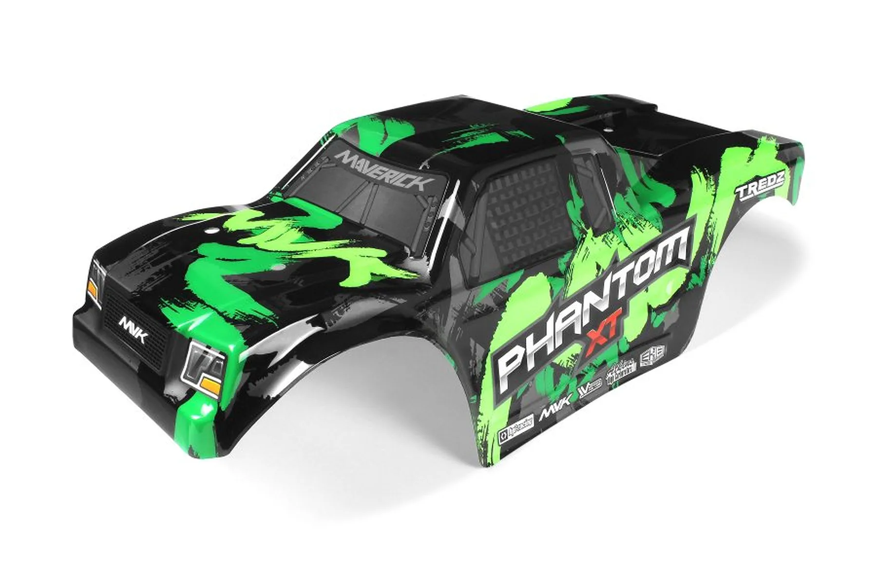 Maverick 1/10 Phantom XT Painted Body Shell - Green