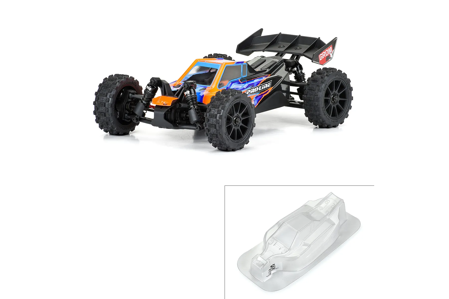 Pro-Line 1/14 Axis Unpainted Body Shell - Clear