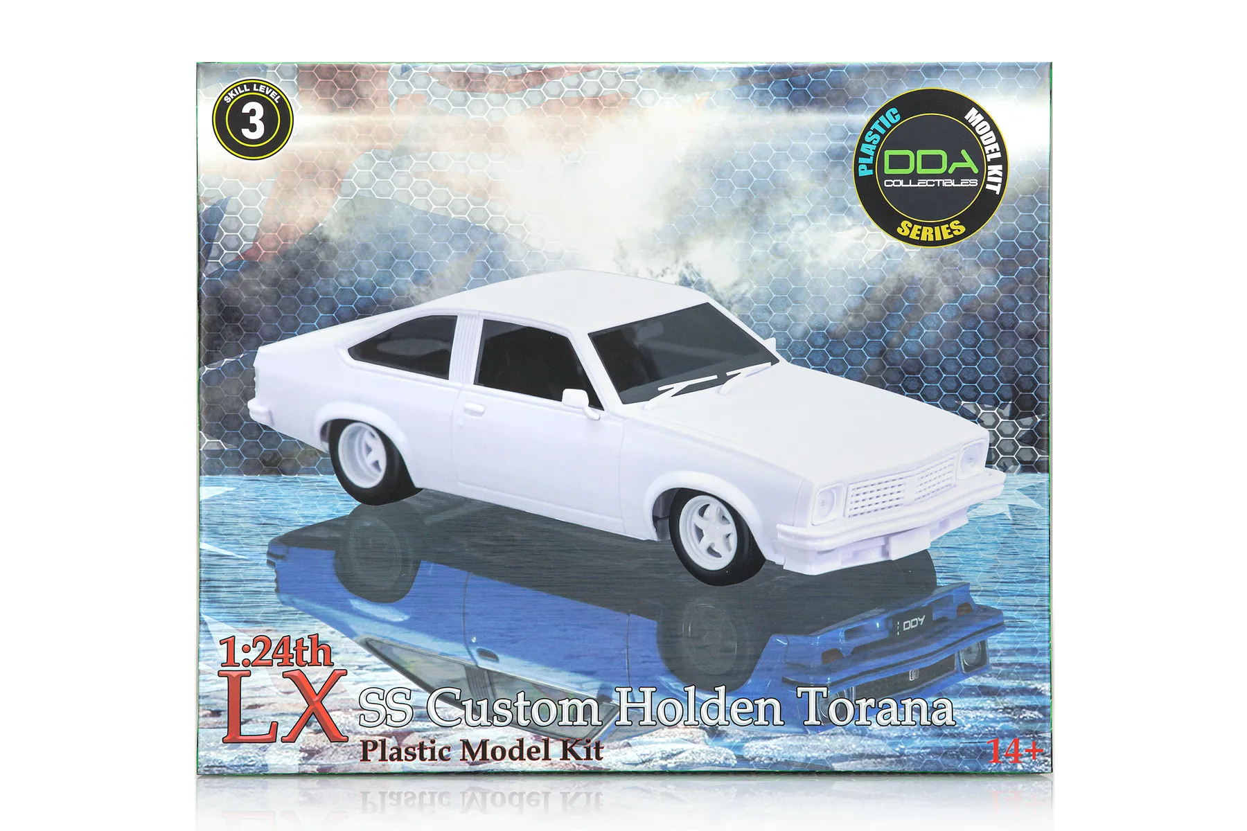 DDA 1/24 Holden LX SS Torana with 308 Engine Car Scaled Plastic Model Kit
