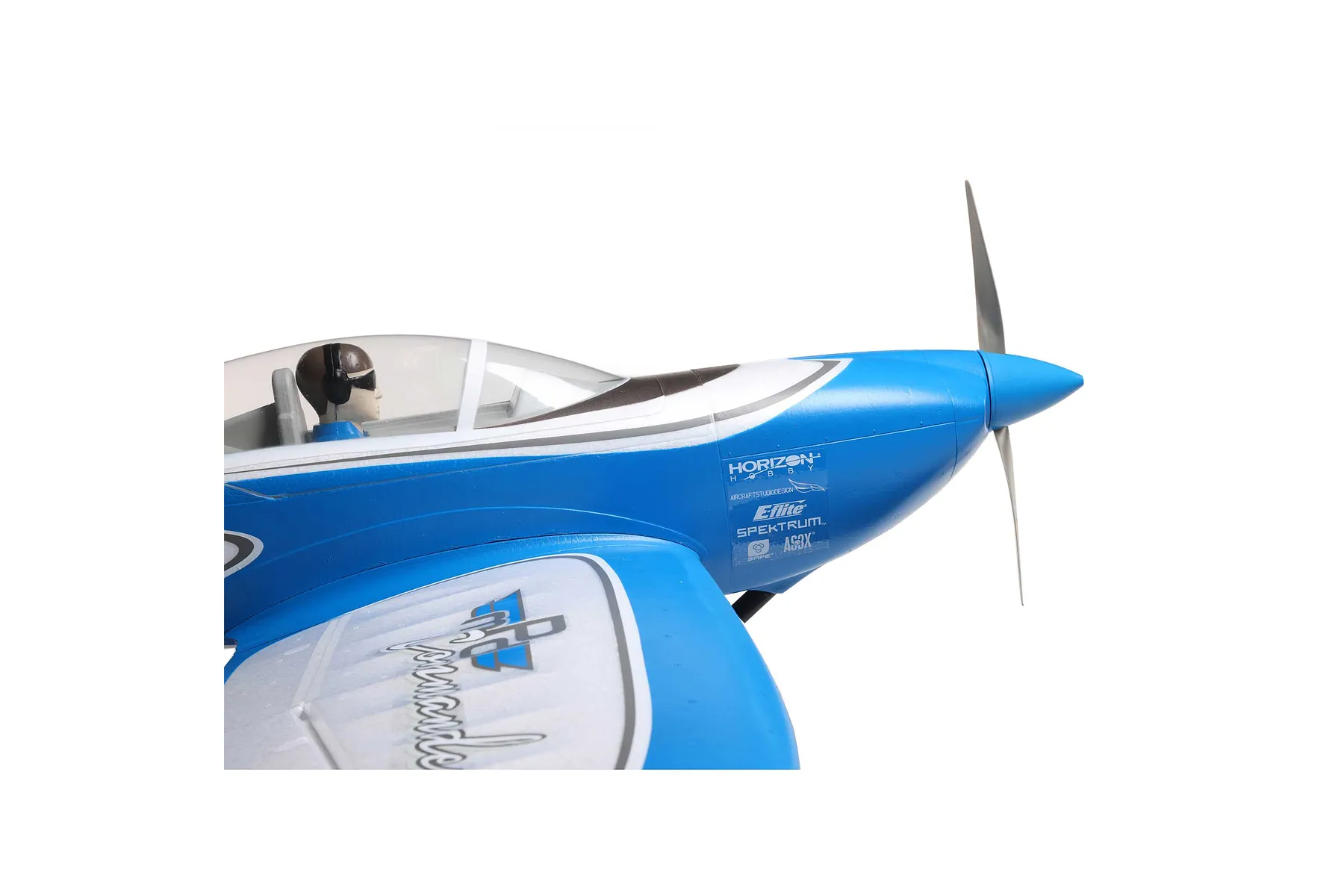 E-Flite RC Plane Commander mPd 1.4m 3D Aerobatic BNF Basic with AS3X ...