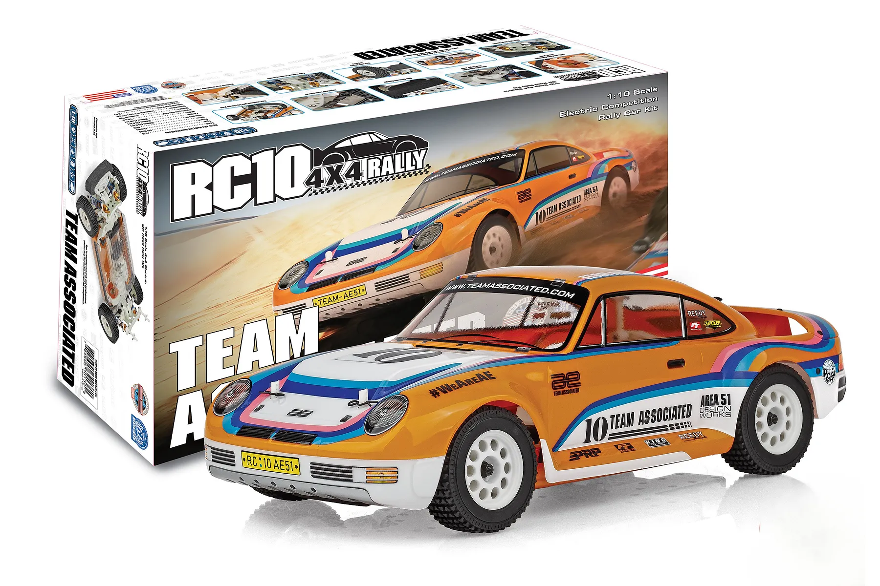 Team Associated RC10 RC Rally Car Electric 4WD 1/10 Scale Kit