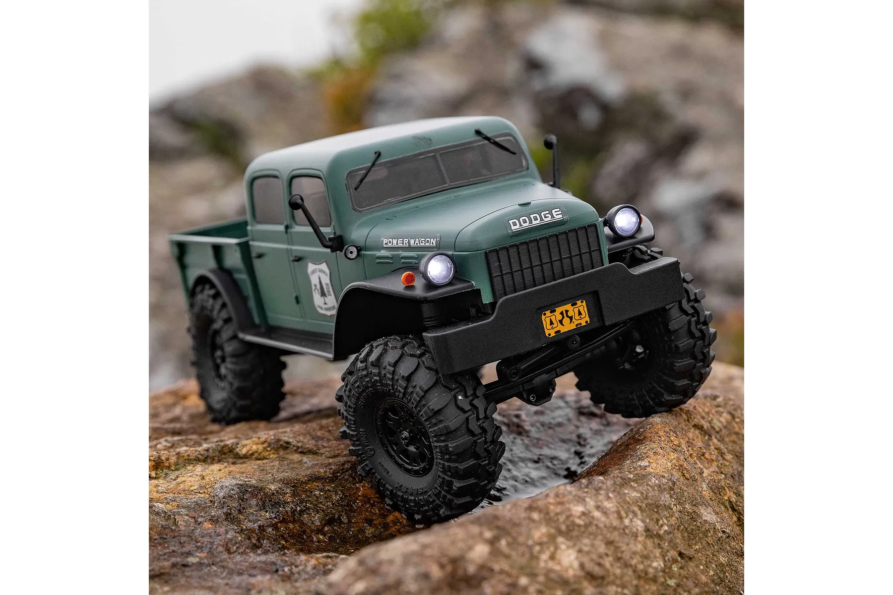 Axial SCX24 Dodge Power Wagon RC Rock Crawler Electric 4WD 1/24 Scale ...